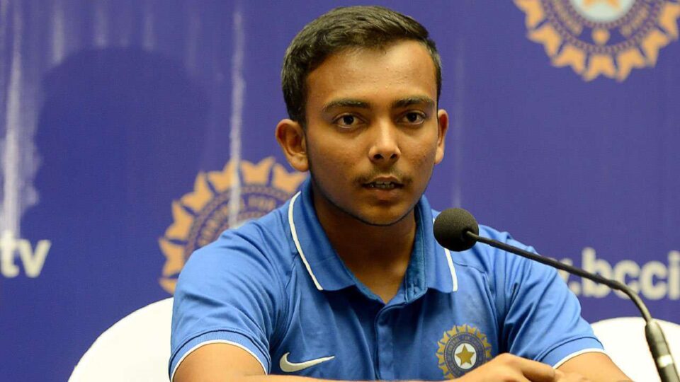 Prithvi Shaw Net Worth 2026: Salary, Income and Biography